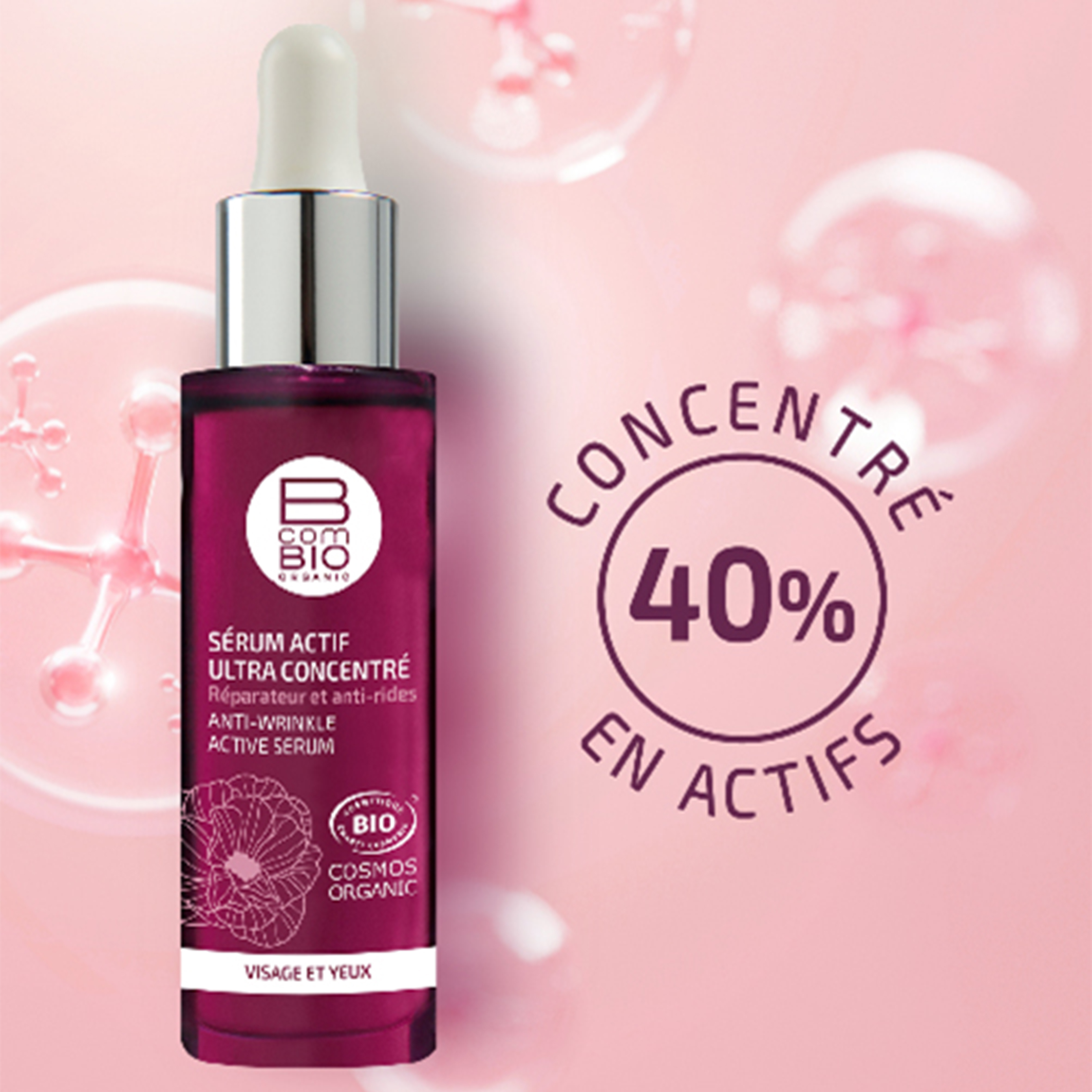 BcomBIO lance le 1er sérum visage certifié BIO au Panthénol végétal
